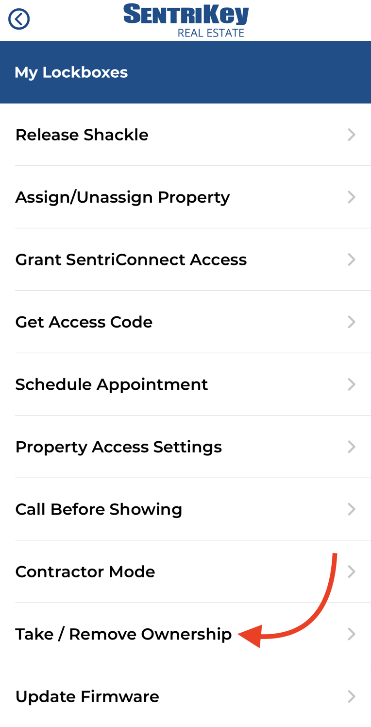 Sentrilock: Lockbox Purchase & Take Ownership