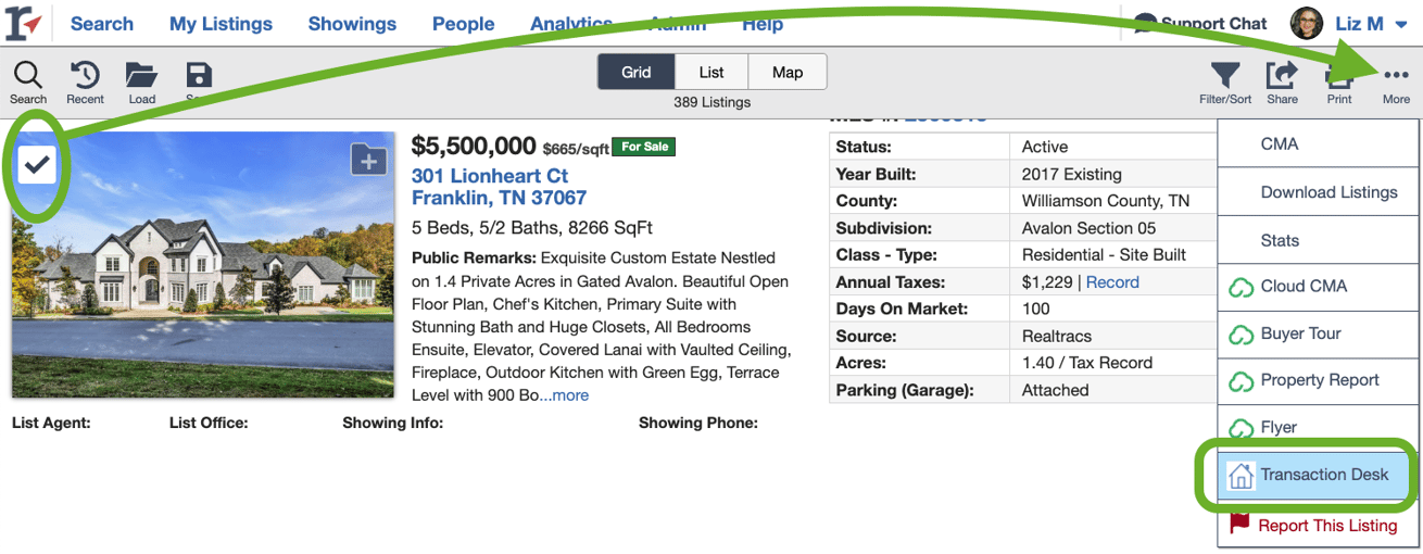 Transaction Desk Forms & Contracts Access