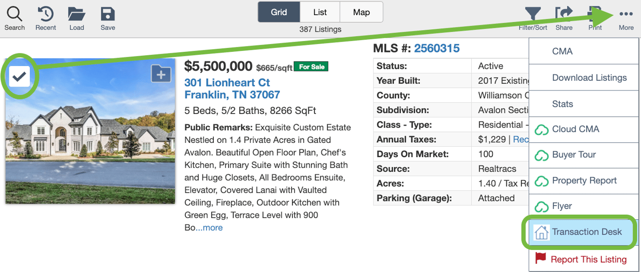 Transaction Desk Forms & Contracts