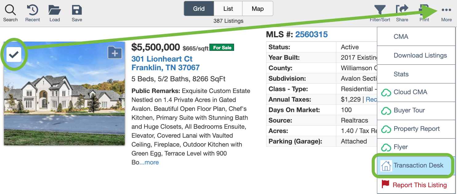 Transaction Desk Forms & Contracts