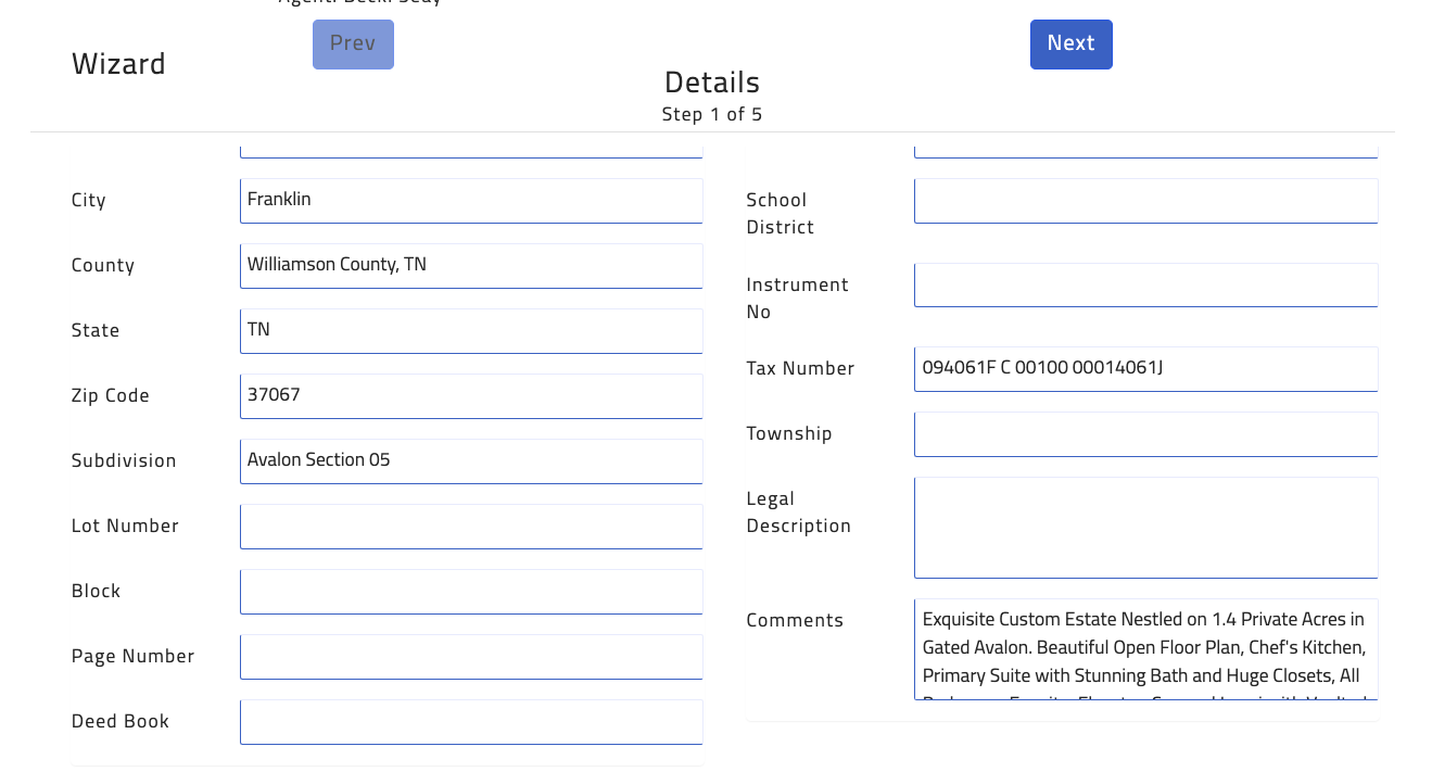Transaction Desk Forms & Contracts