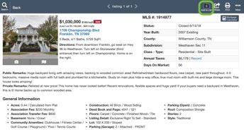 CMA: Realtracs Simple CMA