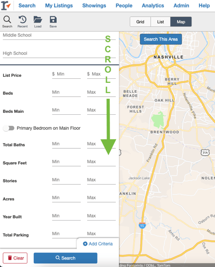 Search: Specific Criteria Search