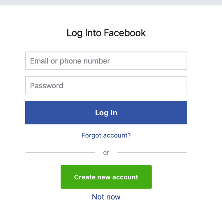 Settings: Sign In with Google/Facebook/Apple