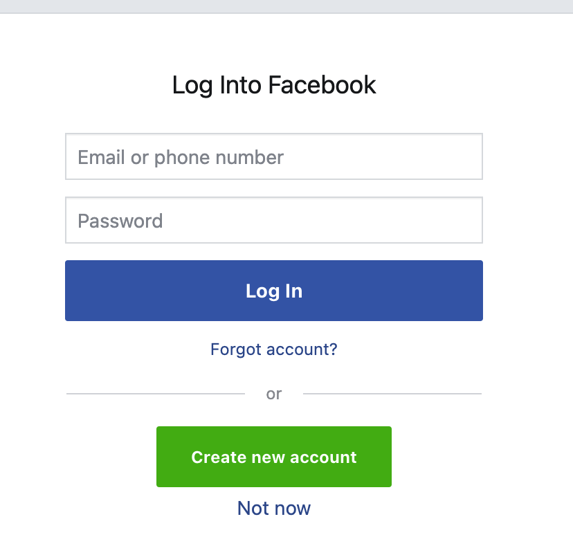 Settings: Sign In with Google/Facebook/Apple