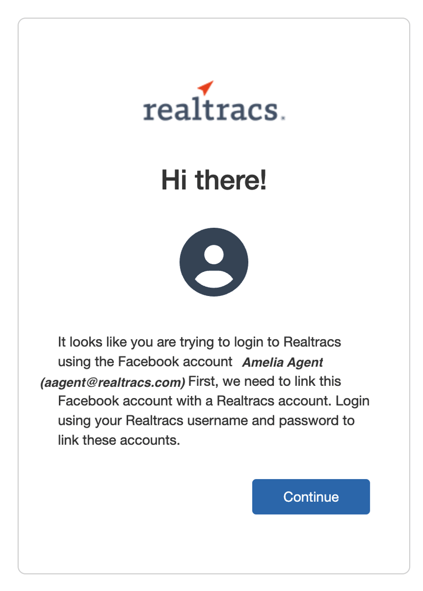 Settings: Sign In with Google/Facebook/Apple
