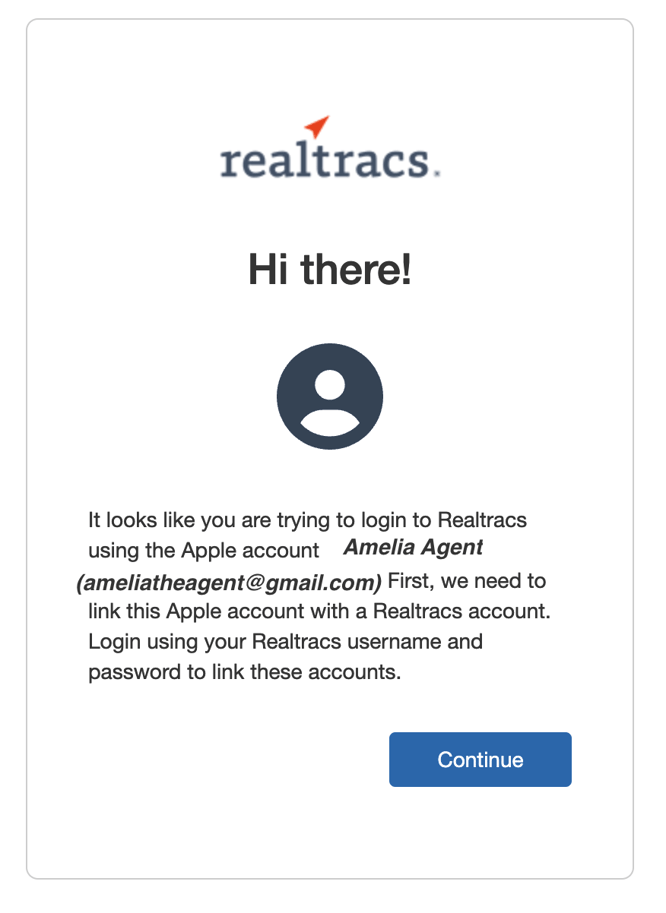 Settings: Sign In with Google/Facebook/Apple