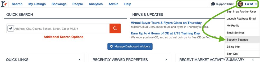 Settings: Where's My MLS ID Number?