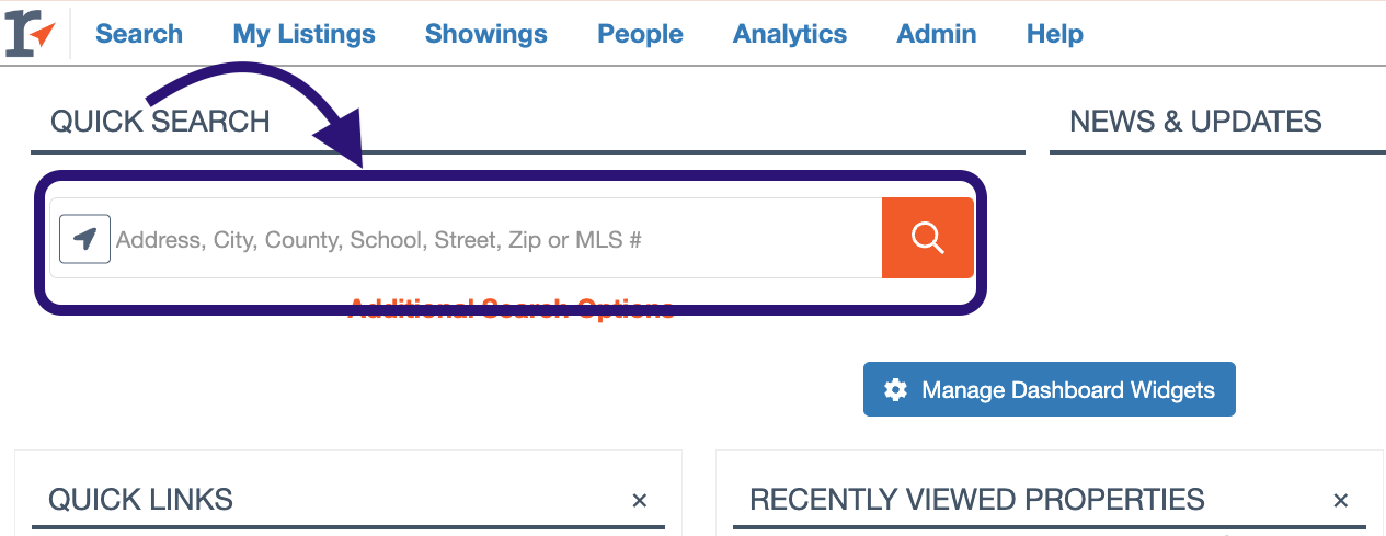 Search: Quick Search