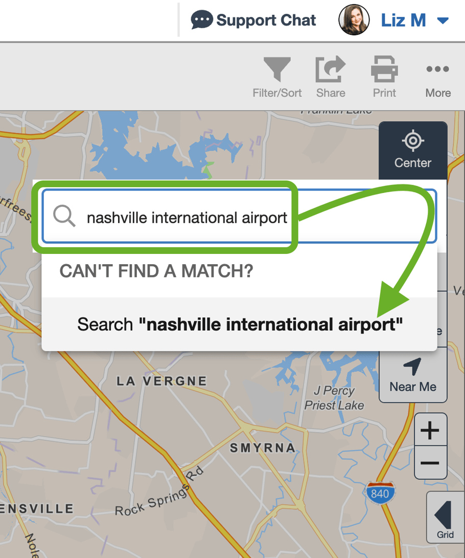 Search: Map Search
