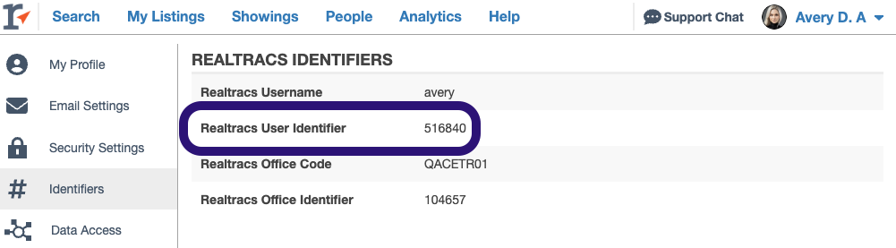 Settings: Where's My MLS ID Number?