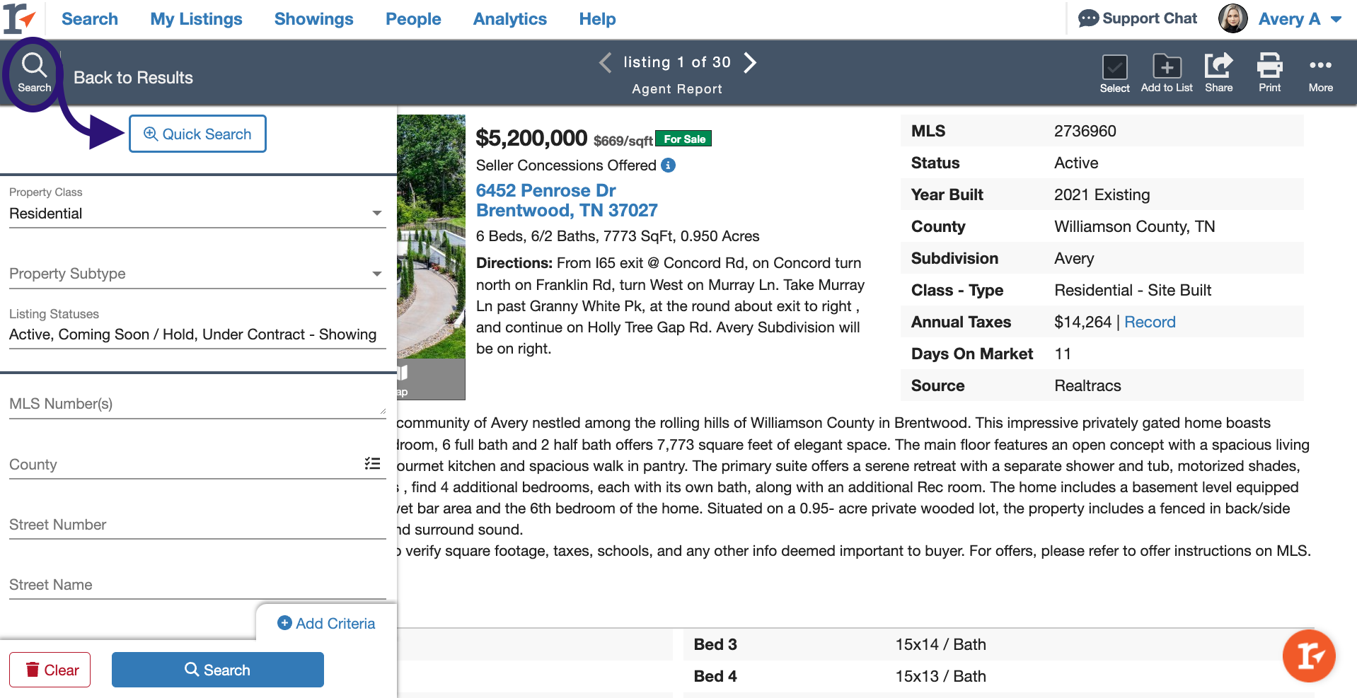 Search: Quick Search