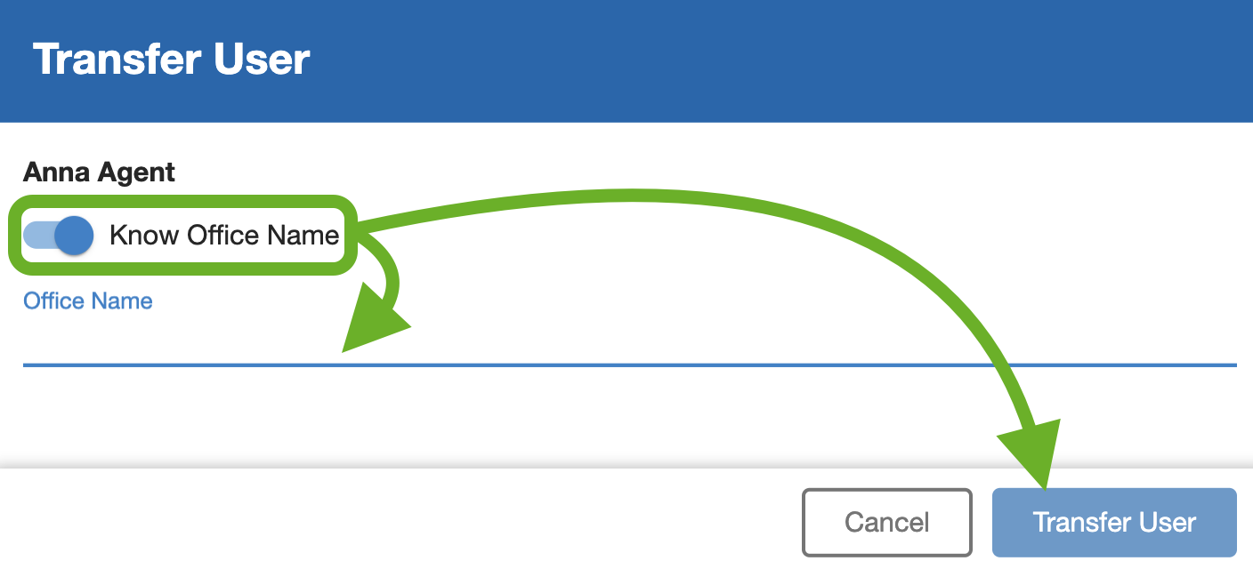 BROKER: User Management-Transfer User