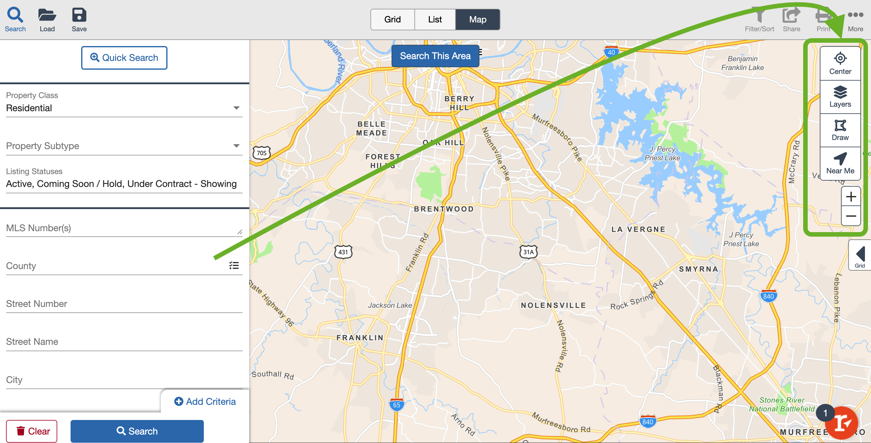 SEARCH: Specific Criteria Search