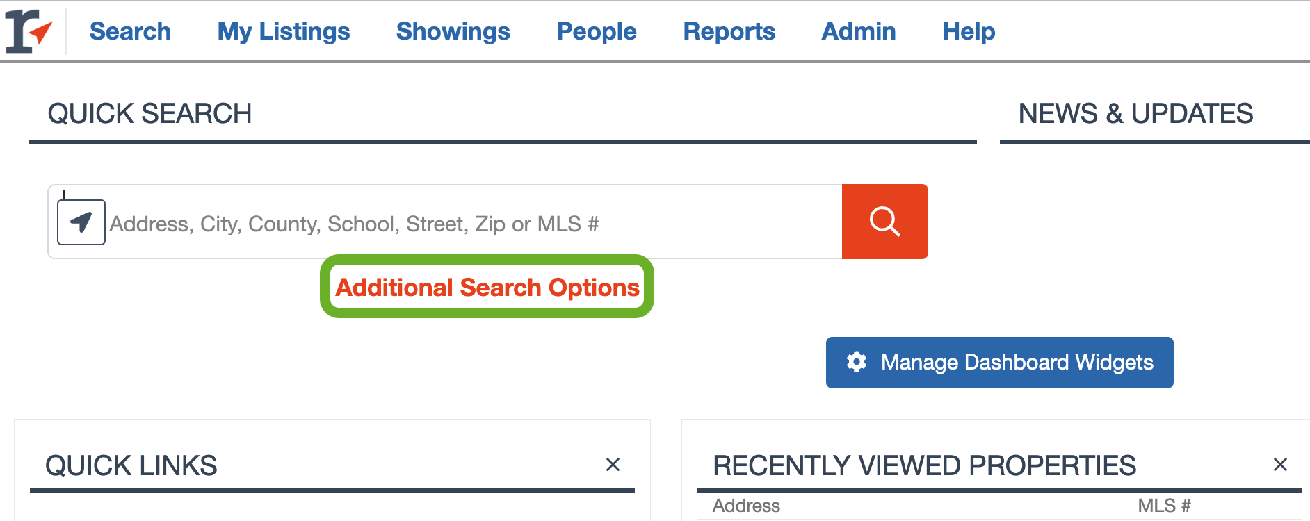 SEARCH: Save Search Criteria