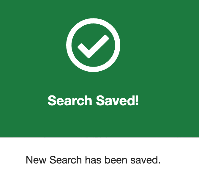 SEARCH: Save Search Criteria